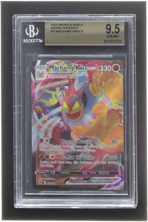 Machamp Vmax R 2022 Pokemon Sword And Shield Astral Radiance 73 Bgs 9