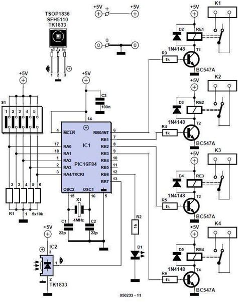 Remote Controlled Motor With Circuit Diagram