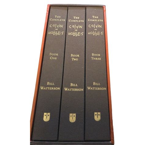 The Complete Calvin And Hobbes Box Set Hardcover By Bill Watterson Mint