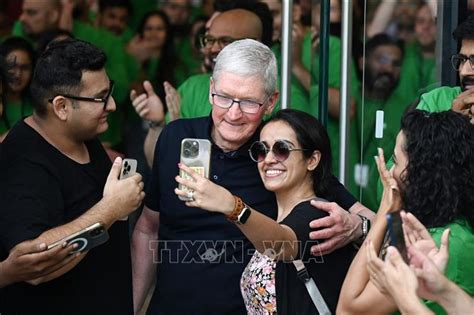 Apple khai trương cửa hàng bán lẻ đầu tiên tại Ấn Độ Ảnh thời sự quốc tế Kinh tế KH CN