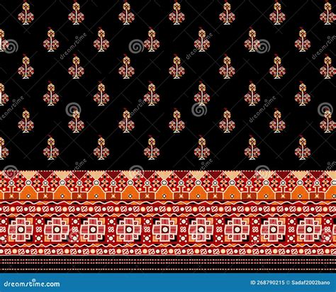 Digital Mughal Design Textile Digital Motif Pattern Ornament Ethnic