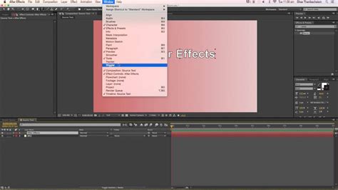 Basic Text Animation After Effects Tamil Tutorial Youtube