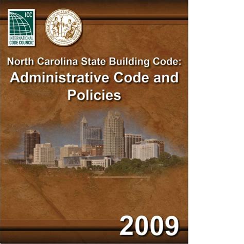 2009 North Carolina State Building Code Administrative Code And