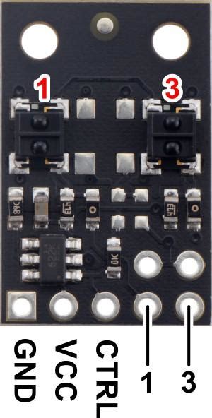 Array Di Sensori Di Riflettanza QTRX MD 02A 2 Canali Passo 8 Mm Uscita Analogica Bassa