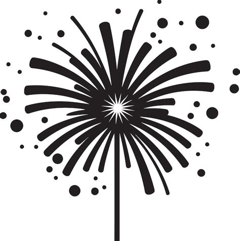 Starry Sparks Firework Vector Design Element Pyrotechnic Pizzazz Vector