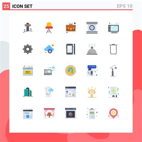 Set Of 25 Vector Flat Colors On Grid For Tablet Pen Portfolio Special Photographic Lenses