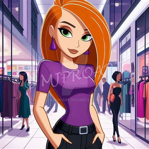 Kim Possibles Fun Time In The Mall 1 By Mjproart On Deviantart