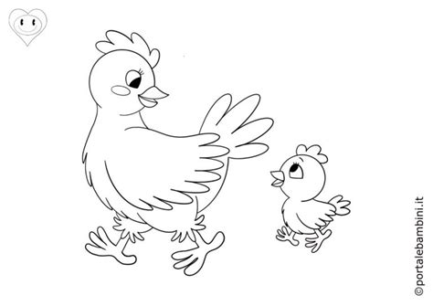 Disegni Galline Da Colorare Stampa Gratis