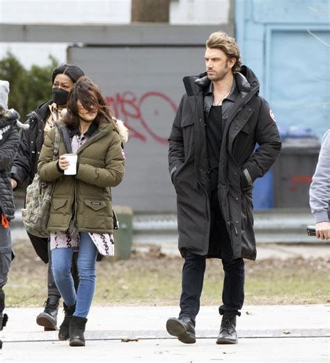 Sarah Shahi On The Set Of Sexlife In Toronto 04112022 Hawtcelebs