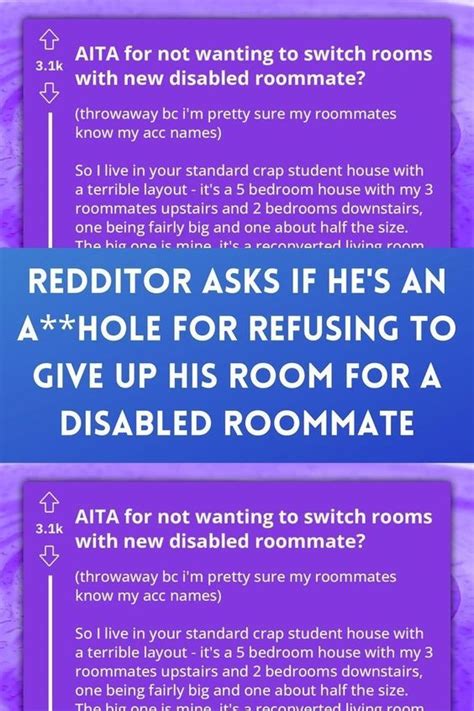Redditor Asks If He S An A Hole For Refusing To Give Up His Room For A