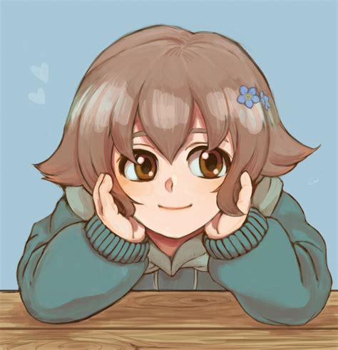Safebooru 1girl Absurdres Atra Mixta Brown Eyes Flower Grey Hair