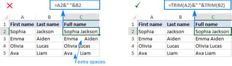 How To Combine First And Last Name In Excel