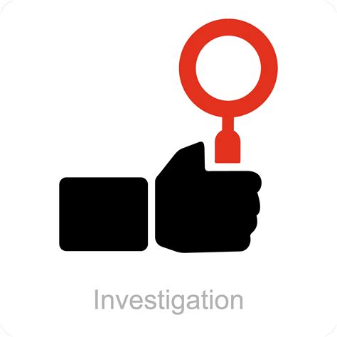 Investigation And Crime Icon Concept 40184100 Vector Art At Vecteezy