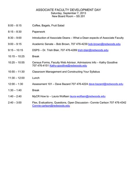 Associate Faculty Development Day