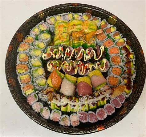 Kumo Asian Fusion 62 Brick Blvd Kumo Party Tray Japanese And Sushi