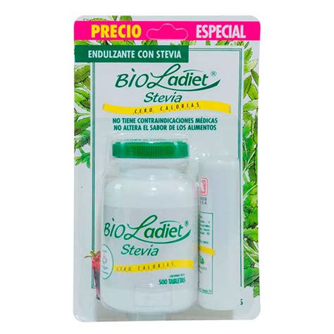 STEVIA X 500 PROMOCION + 150 TAB BIOLADIET | Naturista Virtual