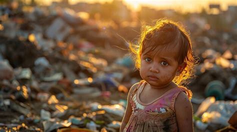 Premium Photo Convey The Harsh Reality Of Poverty With A Poignant