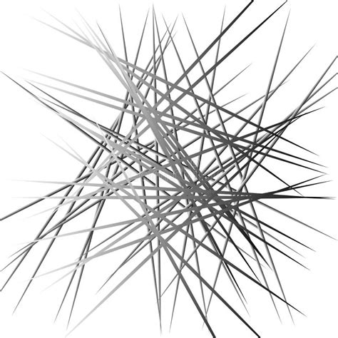 Abstract Chaotic Lines Pattern Stock Vector Illustration Of Minimal Black 81787663