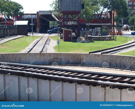 The Old Turntable Of The Railroads That Served The Stock Yards Stock