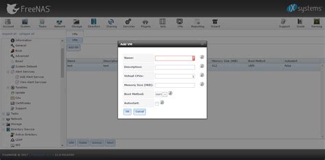 Freenas 11 Vm Manager Manjaro Dot Site