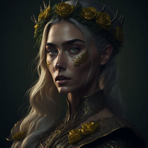 Fantasy Princess With Flower Crown By Alfirinedhel On Deviantart