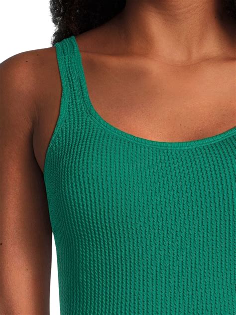 Time And Tru Womens And Womens Plus Crinkle One Piece Swimsuit Sizes