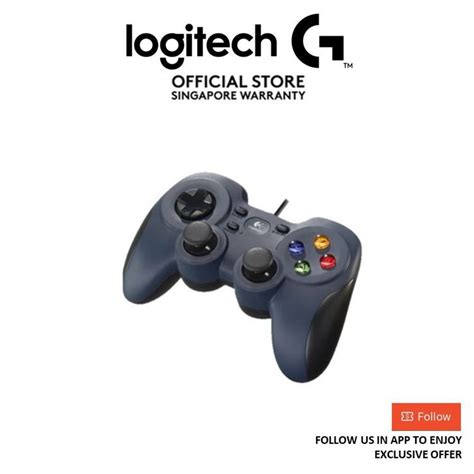 Logitech F Wired Gamepad For PC Gaming And Android TV Four Switch D Pad Plug And Play
