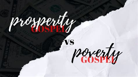 Prosperity Gospel Vs Poverty Gospel Josh Tolley OpenDoor Church