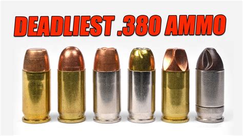 8 Most Powerful 380 ACP Ammo For Self Defense YouTube