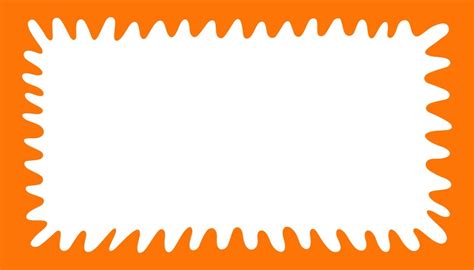 Cloudy Wave Curve Edge Frame Wavy Scalloped Vector Image