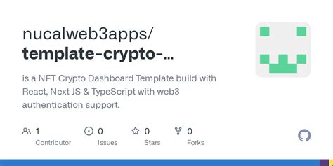 github nucalweb3apps template crypto dashboard light is a nft crypto