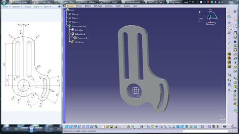 Catia V Tuto Part Design Practice Hd For Beginners Youtube