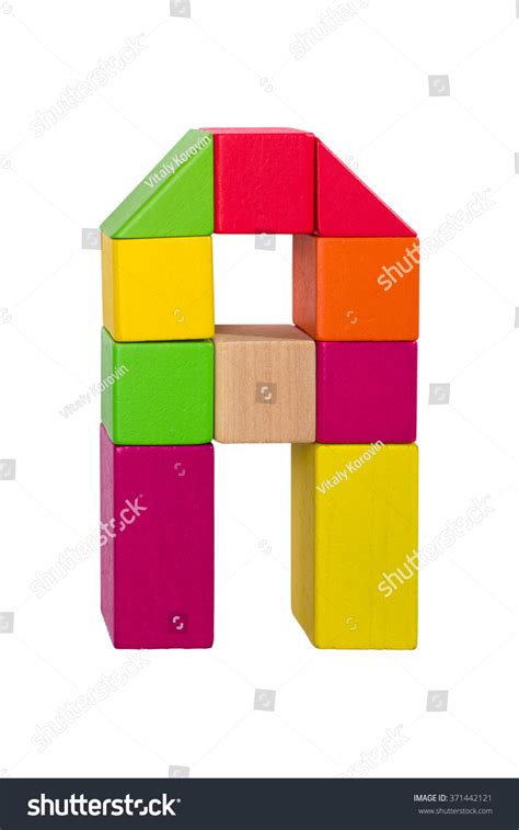 Letter A Alphabet Cubes Font Stock Photo 371442121 : Shutterstock
