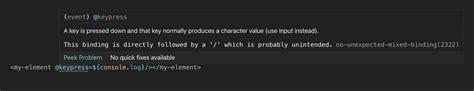 surprising error message for extra characters around non string