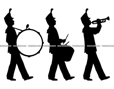 Marching Band Svg Marching Band Cut File Marching Band Dxf Marching