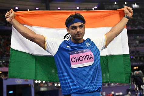 Neeraj Chopra Secures Silver Medal At Paris Olympics 2024