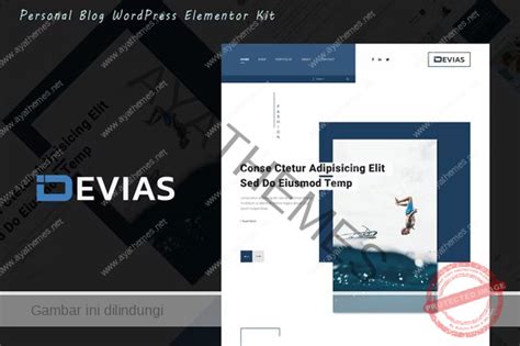 Devias Blog Magazine Elementor Pro Template Kit Aya Themes