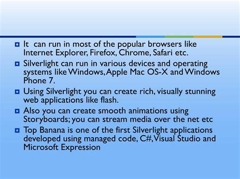 Ppt Introduction To Silverlight Powerpoint Presentation Free Download Id1582758