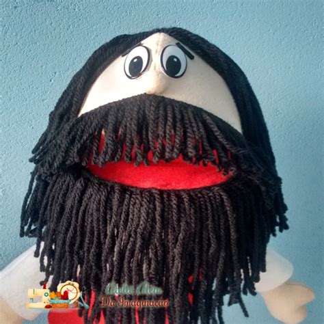 Fantoche Linha Infantil Personagem Bíblico Jesus Elo7