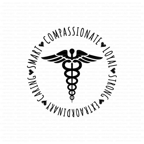 Medical Symbol Caduceus Svg Nurse Svg Doctor Svg Star Of Etsy