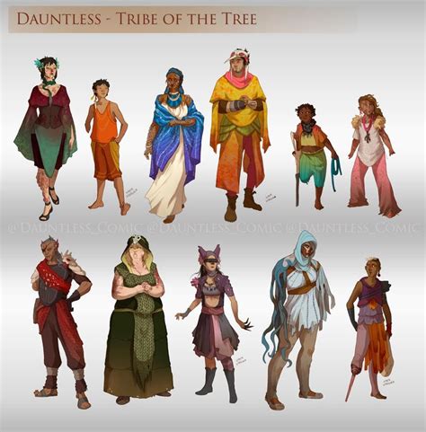 Dauntless Tribe Of The Tree Dauntless Character Design Concept