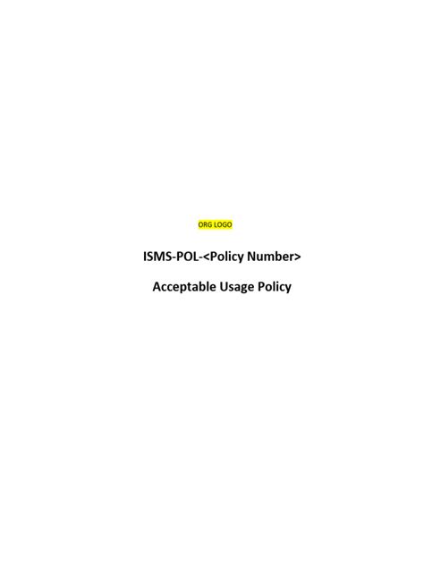 Acceptable Usage Policy V1 2013 Download Free Pdf Peer To Peer