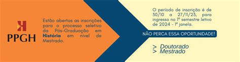 Seleção Abertura de Processo Seletivo Específico do Programa de Pós