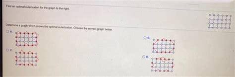 Answered Find An Optimal Eulerization For The… Bartleby