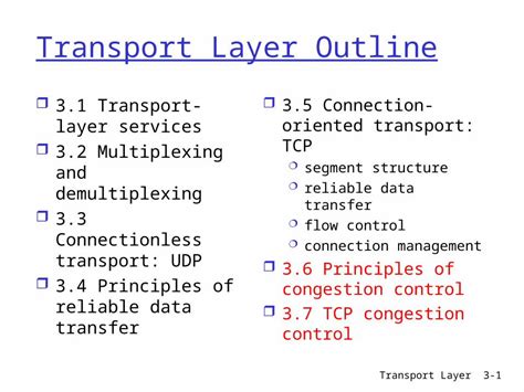 Ppt Transport Layer Outline Dokumen Tips