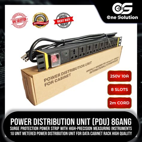 Power Distribution Unit Pdu Gang Us Socket Surge Protection Power Strip With High