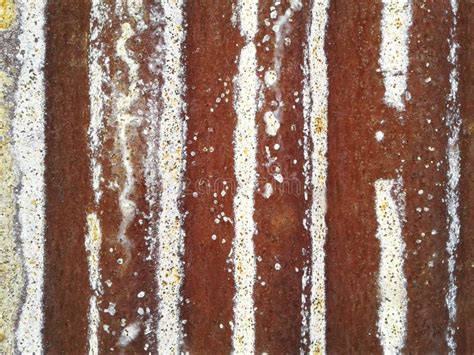 Zinc Grunge Metal Surface With Paint And Rust Background Stock Photo
