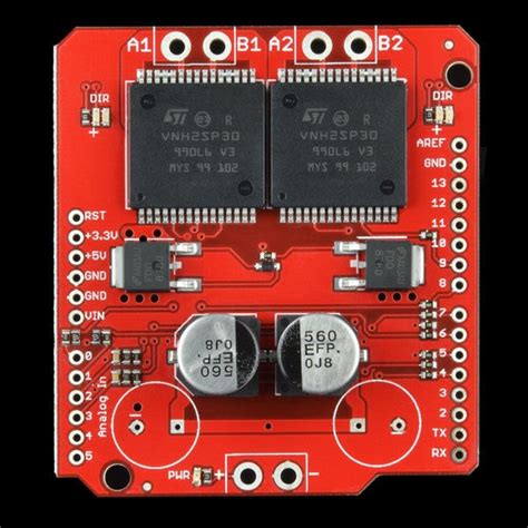 Arduino Motor Shield Vnh2sp30 30a Linh Kiện Mạch Điện