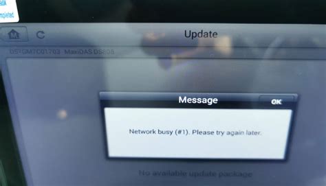Solution Autel Km100 Ds808k Network Busy 1 Issue