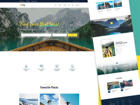 20 Free Tours And Travels Html Css Website Templates